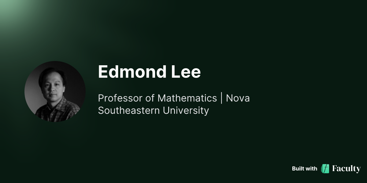 Edmond Lee